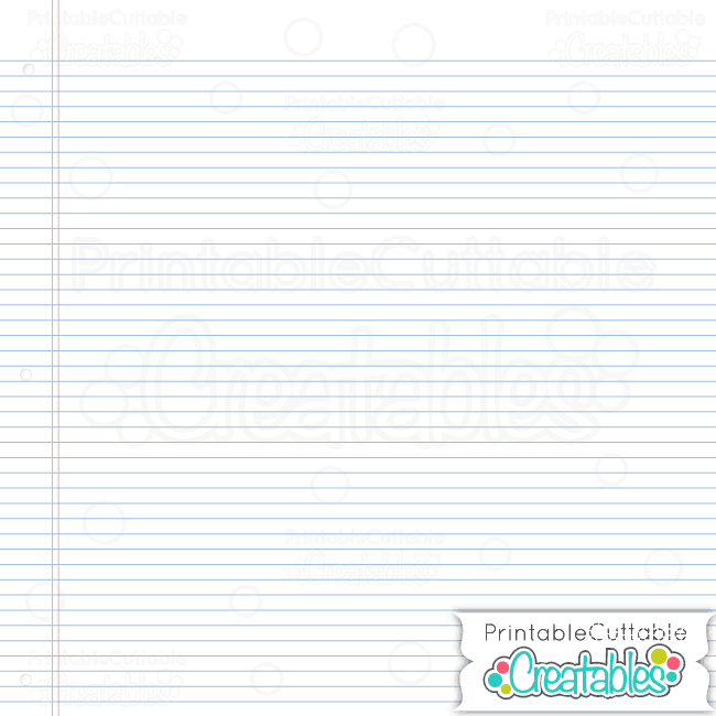 School Notebook Free Digital Paper Pack