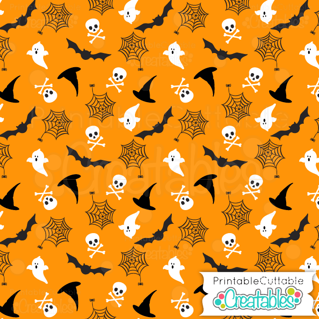 Halloween Treats Digital Paper Pack