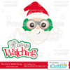 Santa's Always Watching SVG Cut Files & Clipart Set