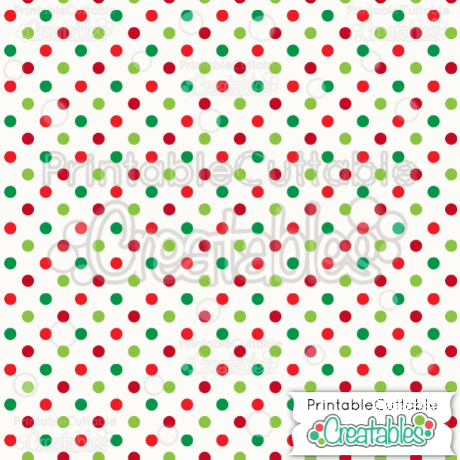 Christmas Dots Free Digital Paper Pack