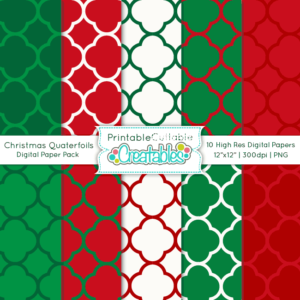 Christmas Patterns Digital Paper Mega Bundle