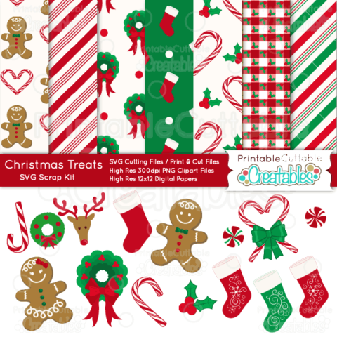 SVG Scrap Kits - SVG Cut Files for Scrapbooking, Card Making