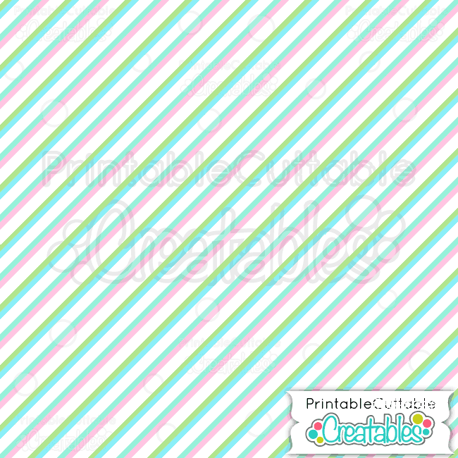 Candy Colored Diagonal Stripe Pattern Free Digital Paper