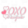 OXO I Love You So Sentiment SVG Cutting File & Clipart