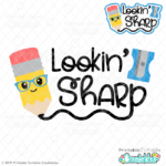 Lookin' Sharp Pencil SVG File for Cricut & Silhouette