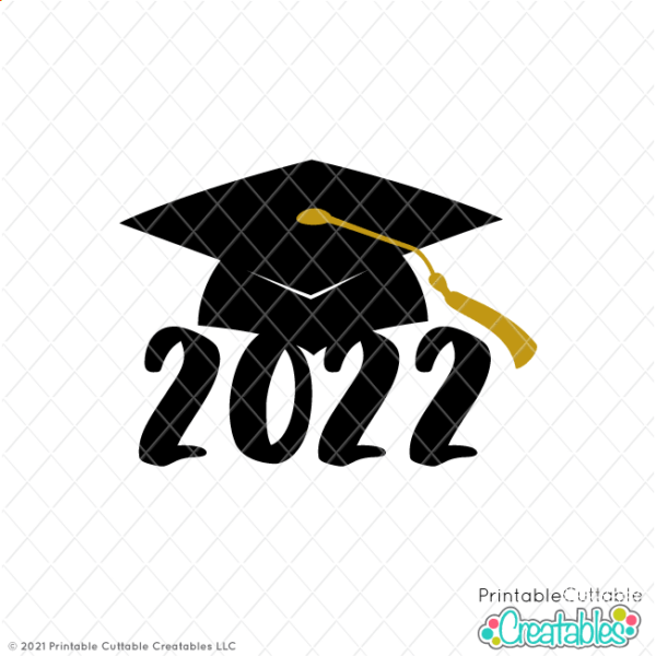 Graduation Cap 2022 SVG Freebie for Cricut and Silhouette