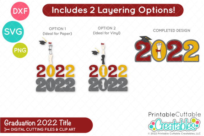 Graduation 2022 SVG Freebie for Cricut and Silhouette