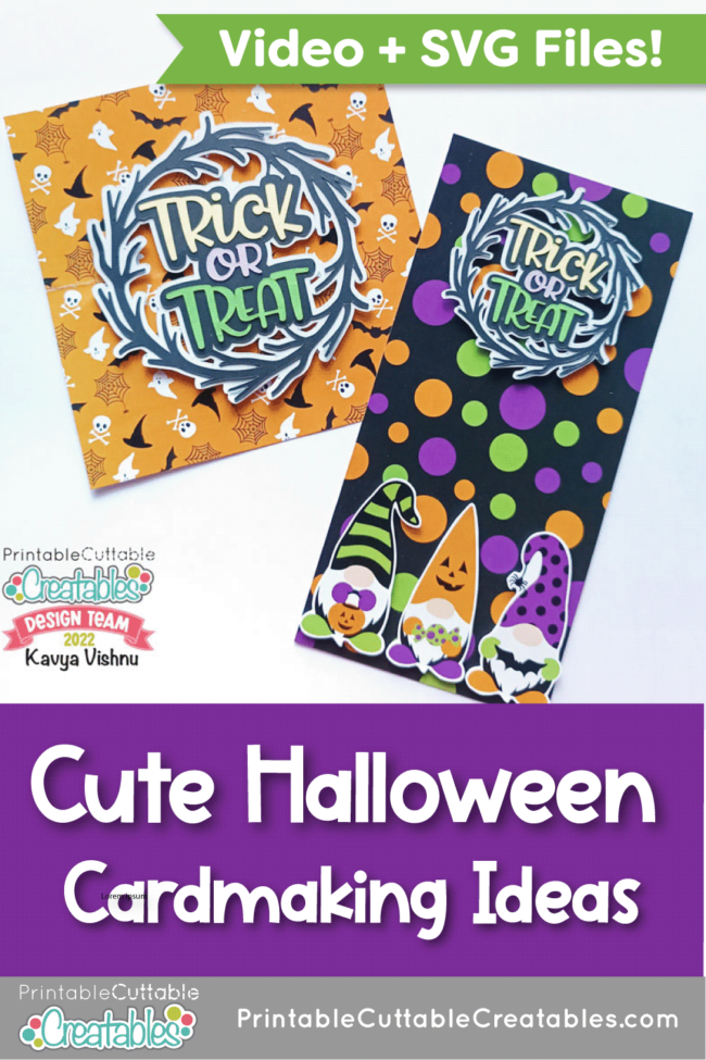 Cute Halloween Cards - Cardmaking Idea