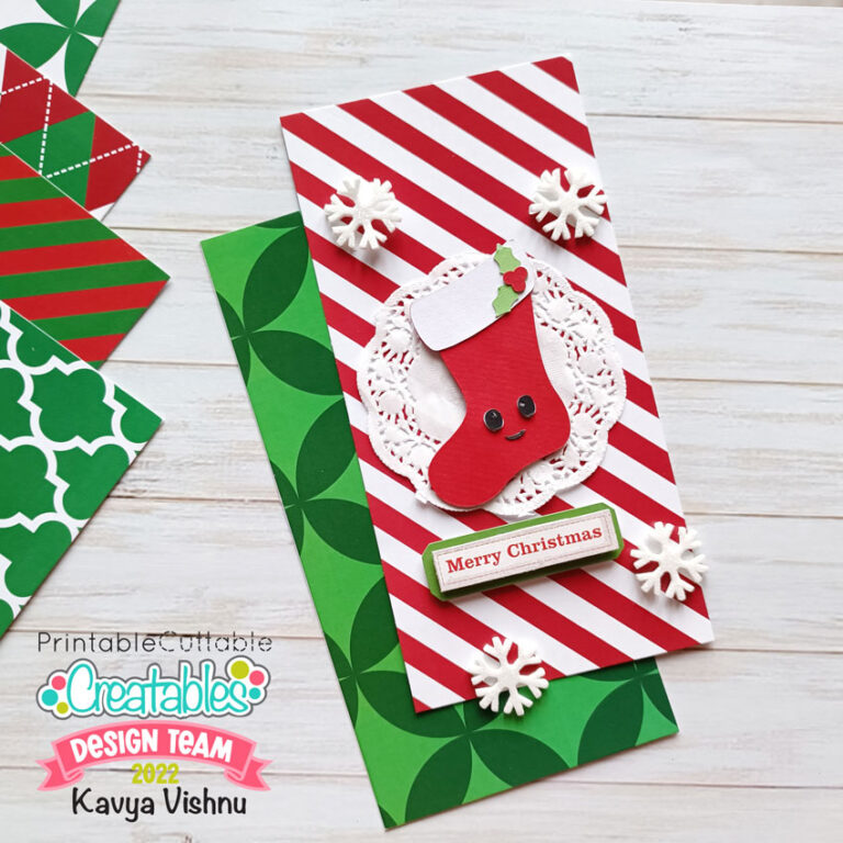 Cute Stocking Christmas Card