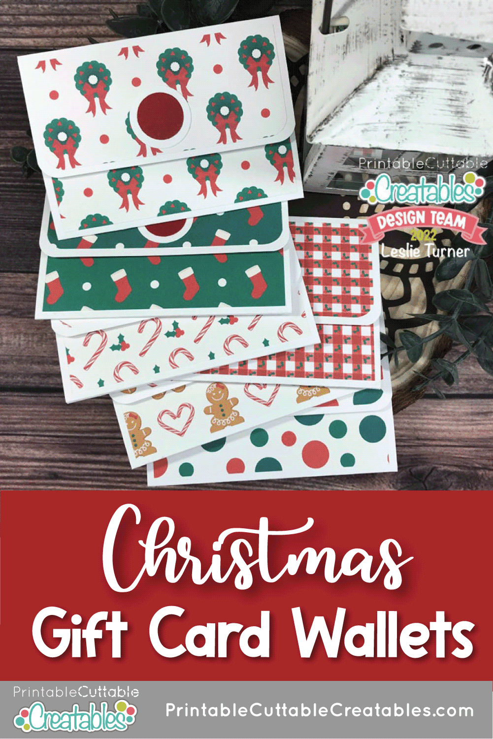 Christmas Gift Card Wallets Papercraft Tutorial