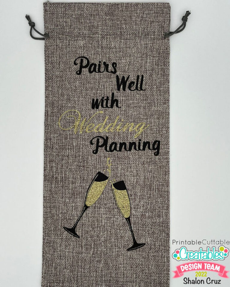 Wedding Wine Bag HTV Gift Idea