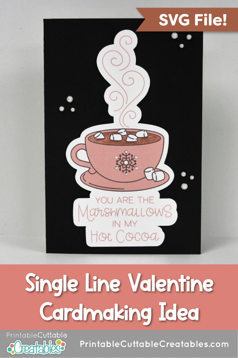 Sweet n Cozy Single Line Valentine Card