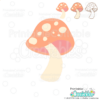 Retro Mushroom SVG File for Cricut and Silhouette