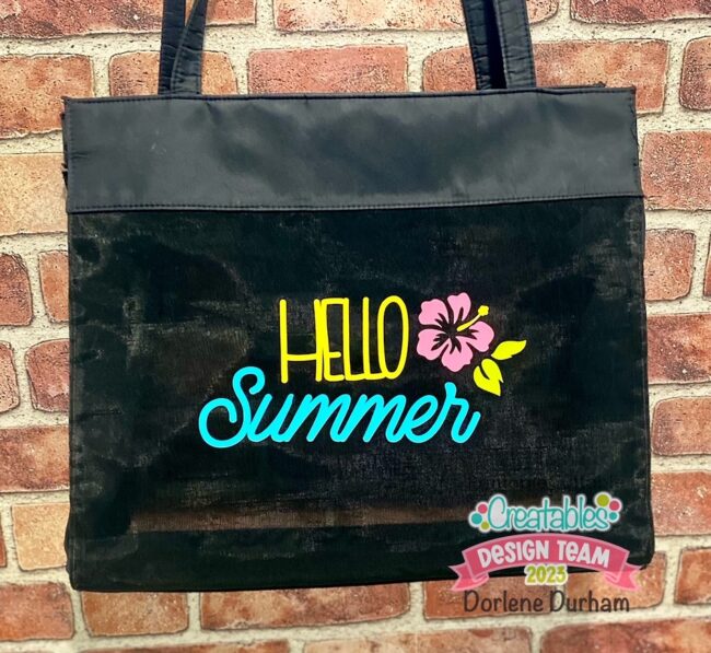 Hello Summer HTV Tote