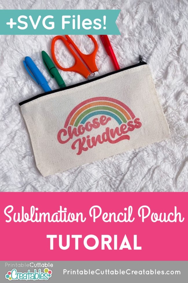Sublimation Pencil Pouch