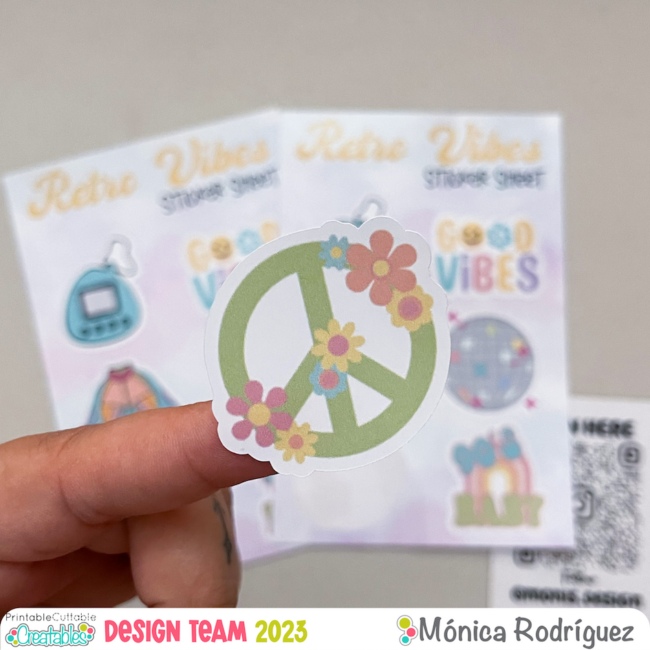 Retro Sticker Sheet