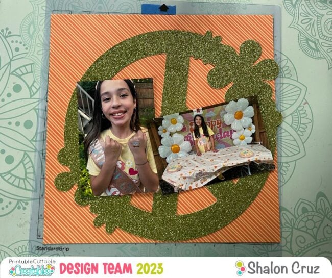 Retro Scrapbook Layout