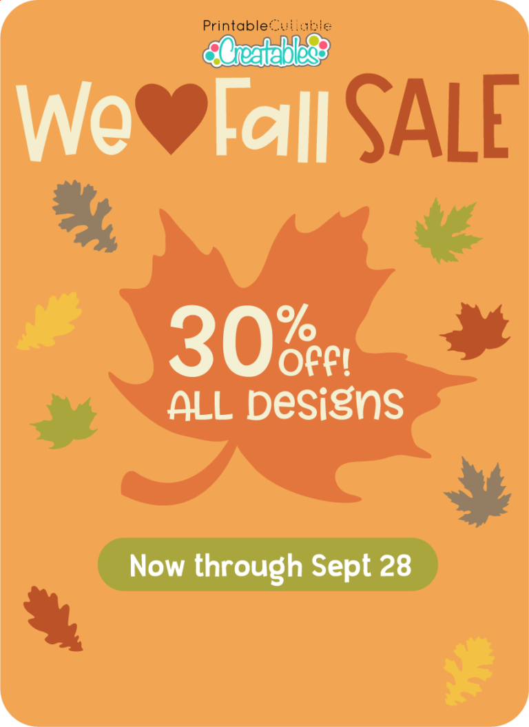 Cute Fall Crow SVG File & Clipart for Silhouette, Cricut Cutting Machines