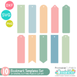 Free Bookmark SVG Cut Files for Cricut & Silhouette