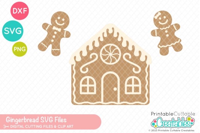 Gingerbread SVG Files for Cricut and Silhouette