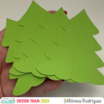 3D Christmas Trees Paper Crafting Tutorial For Cricut