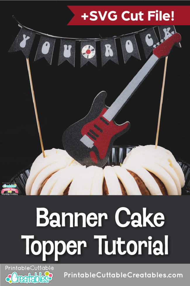 Banner Cake Topper Tutorial