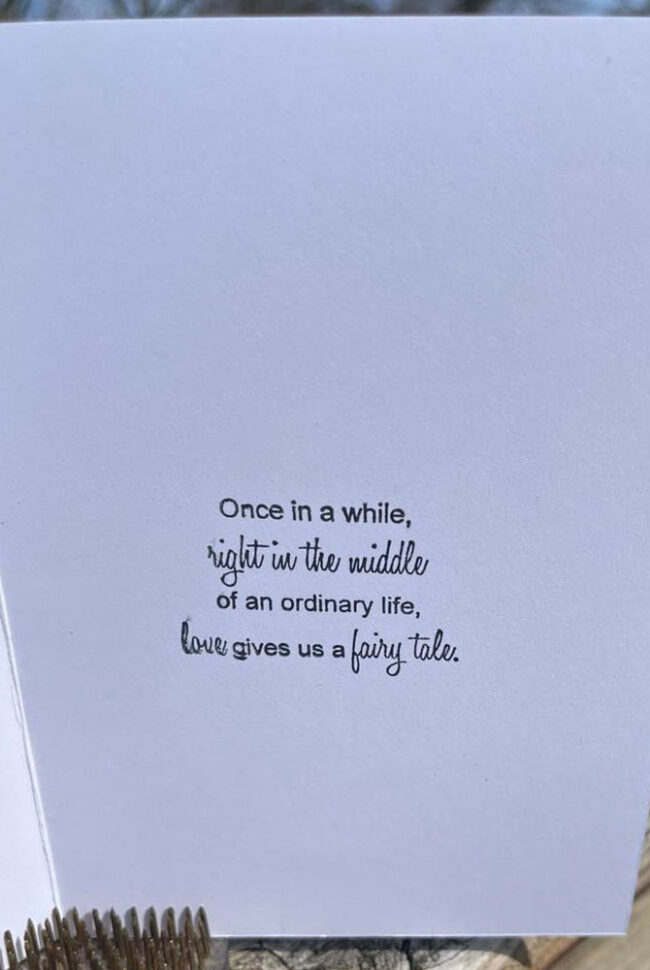 Make a Sweet Wedding Card