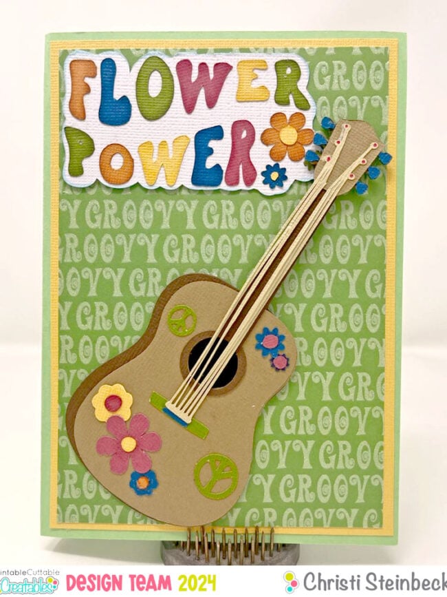 Groovy Retro Card Idea