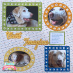 DIY Fur Baby Scrapbook Page