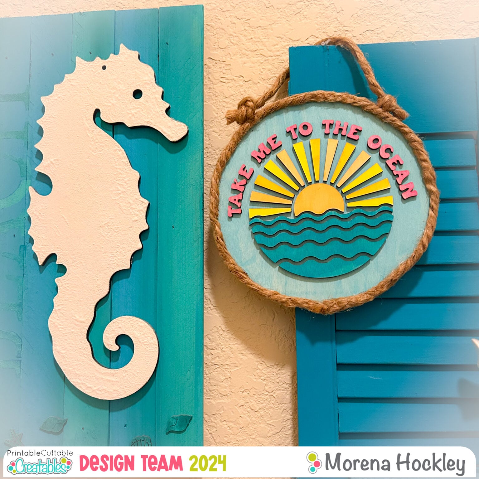 DIY Vintage Beach Wood Sign