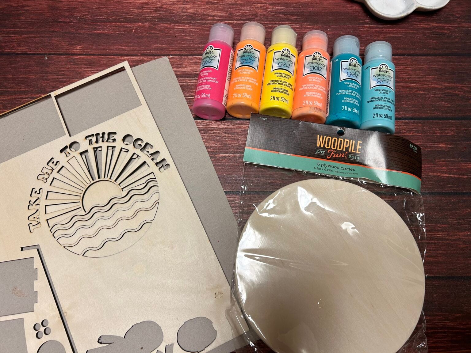 DIY Vintage Beach Wood Sign
