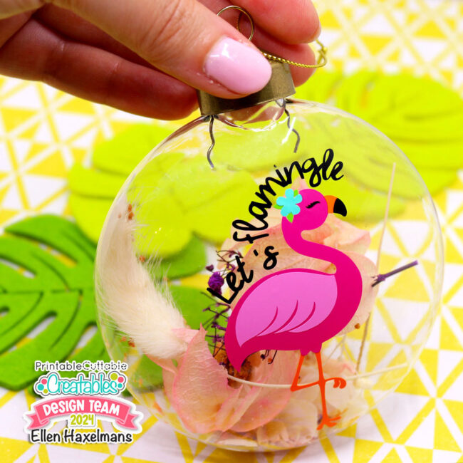 DIY Flamingo Ornament