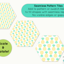 Tropical Summer Digital Paper Pack