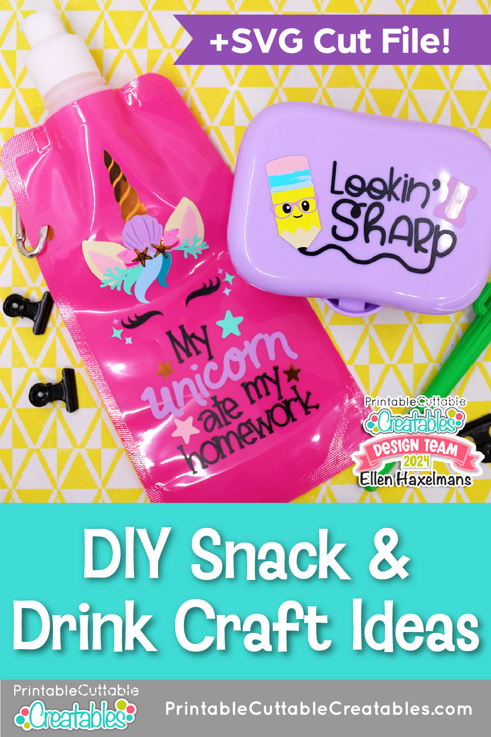 DIY Snack and Drinks Craft Ideas