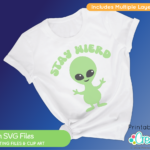Alien SVG File for Cricut & Silhouette
