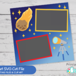 Comet SVG Cut File for Cricut & Silhouette
