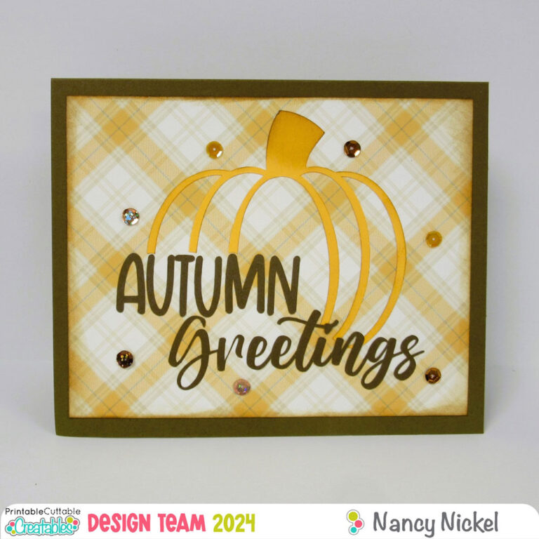 DIY Fall Greeting Card