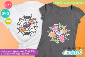 Halloween Spiderweb Free SVG File for Cricut and Silhouette