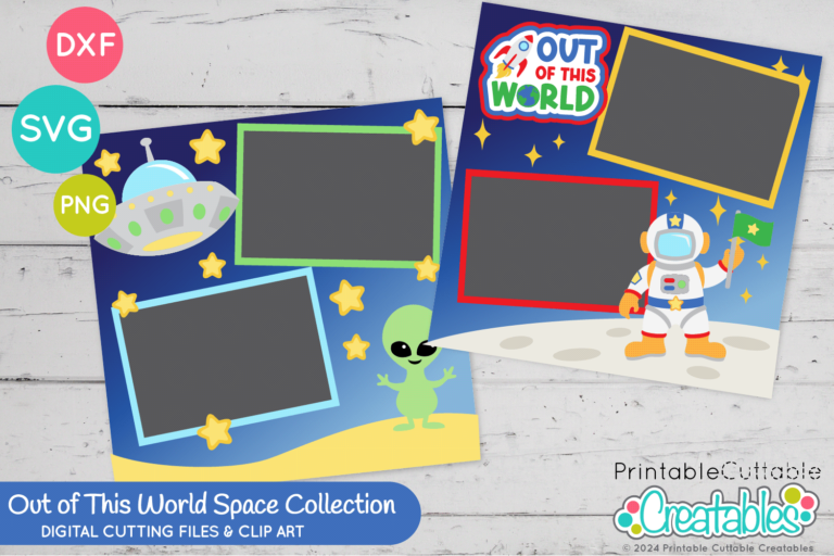 Out of This World Space SVG Collection for Cricut and Silhouette