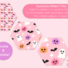 Cute Halloween Digital Paper Pink for all your craft needs!