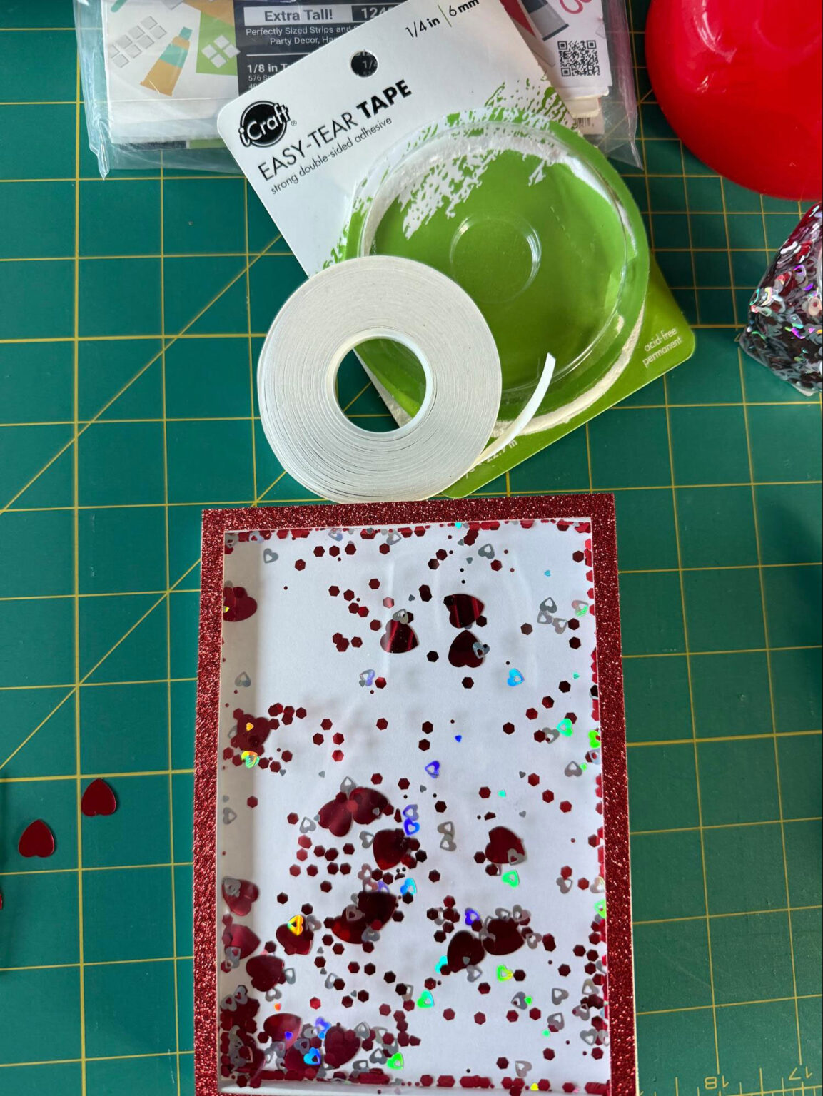 Easy shaker card DIY