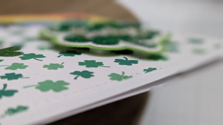 Lucky Shamrock Card Idea