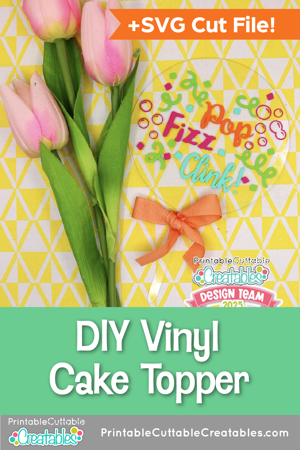 DIY Vinyl Cake Topper!