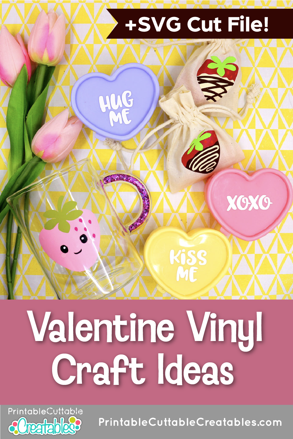 Valentine Vinyl Craft Ideas