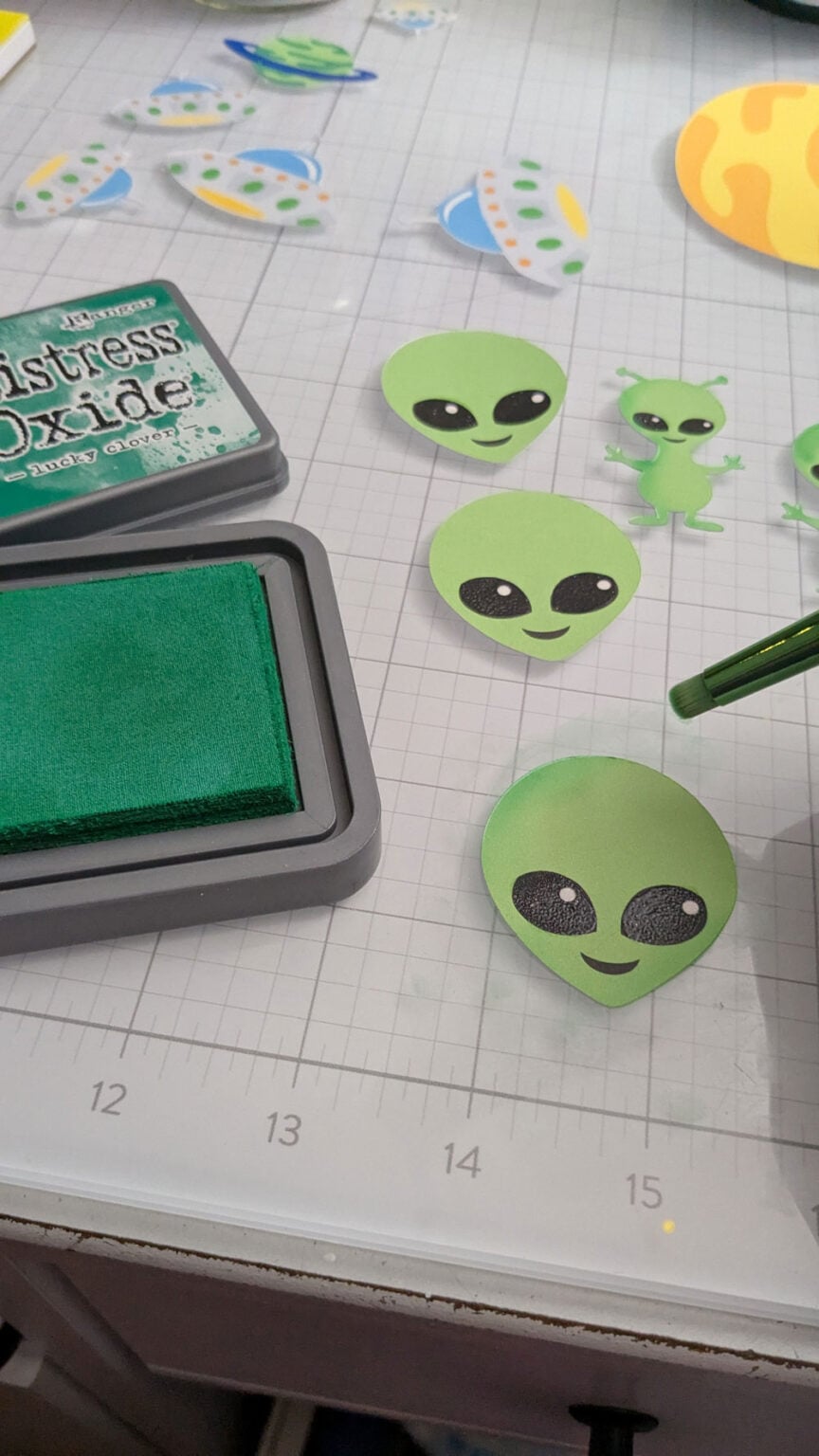 Outer Space UFO Bookmarks