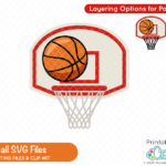 Basketball SVG Files for Cricut & Silhouette