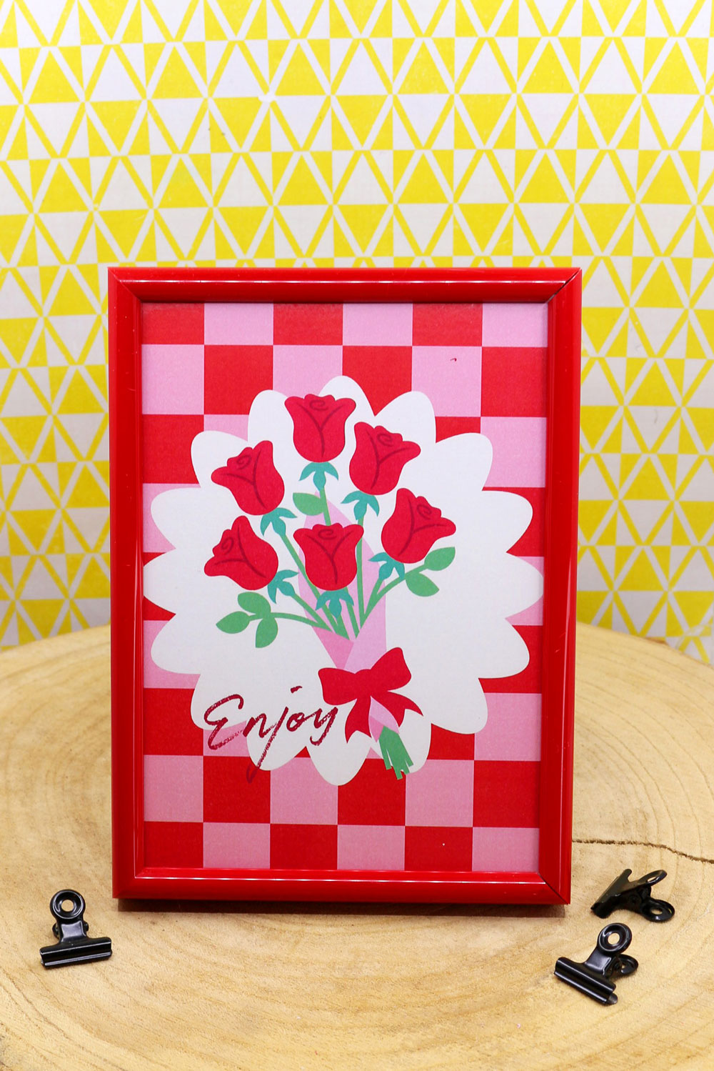 Rose Bouquet Poster Idea