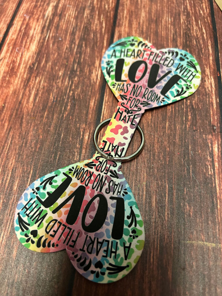 DIY Love Keychain Idea