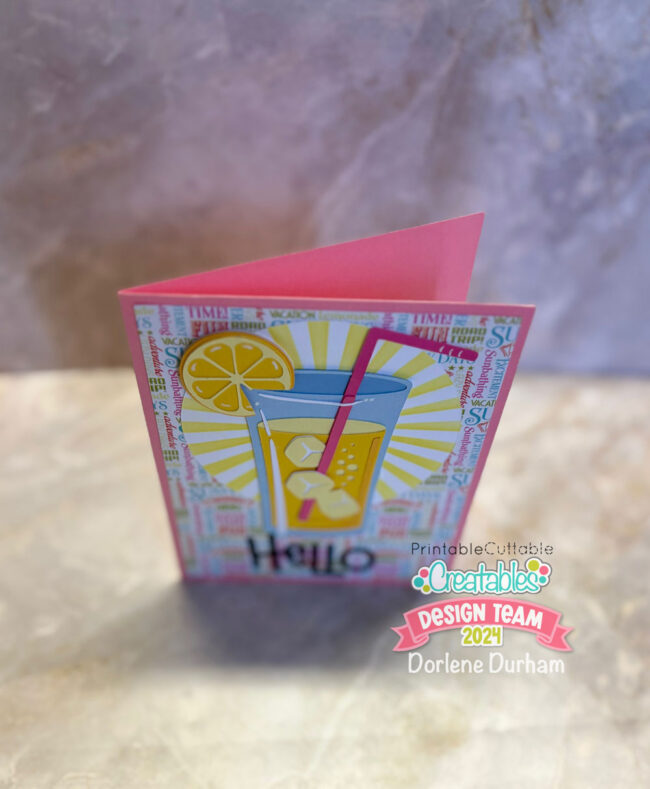 DIY Lemonade Card Idea