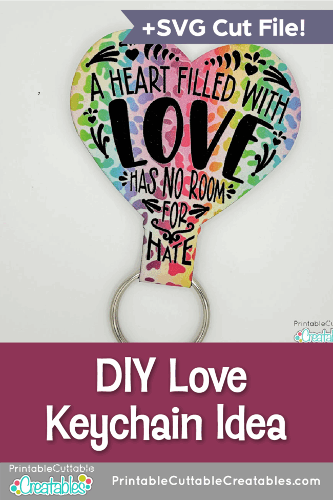 DIY Love Keychain Idea